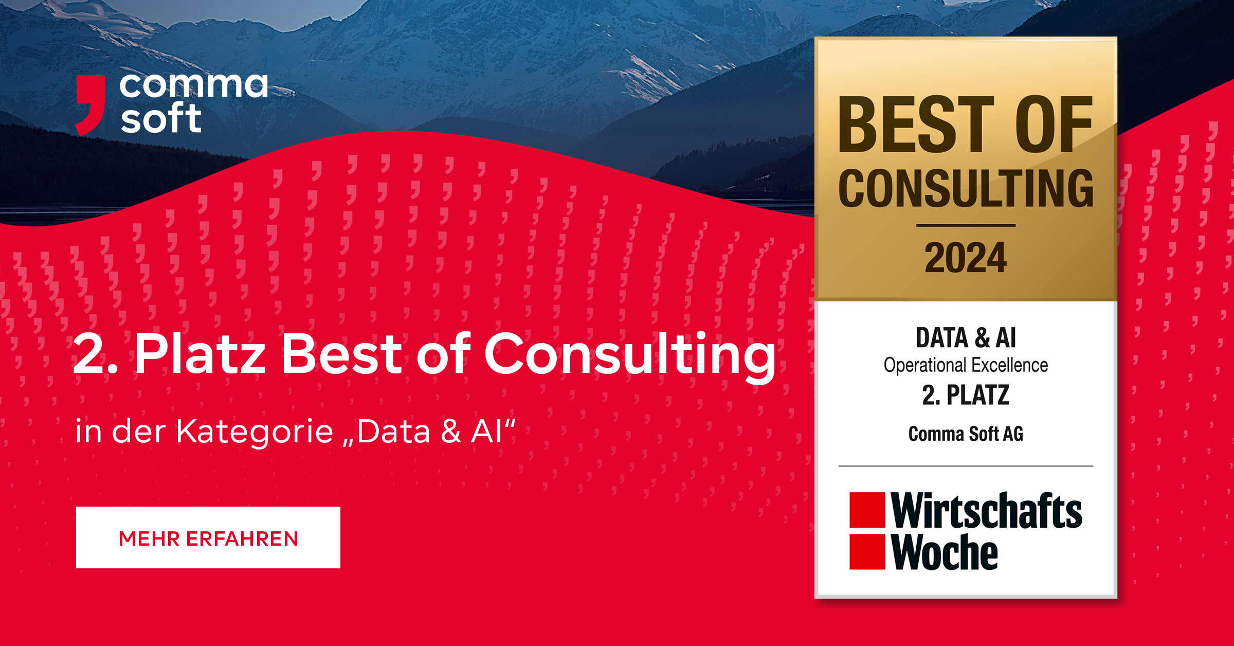 Best of Consulting: Comma Soft finishes 2nd for "Data & AI" | Comma Soft Blog