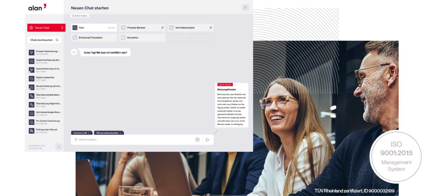 Alan.de ab sofort in neuem Glanz und neuer Klarheit | Comma Soft Blog